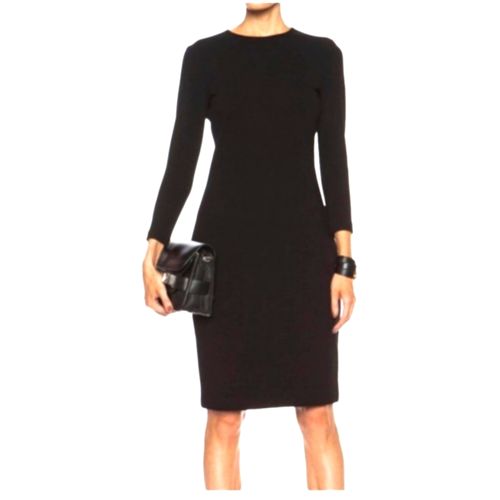 Vince Midi Black Form Fitting Dress - Gem